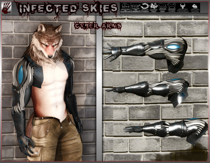 Second Life Marketplace - *IS* Cyber Arms Furry HC